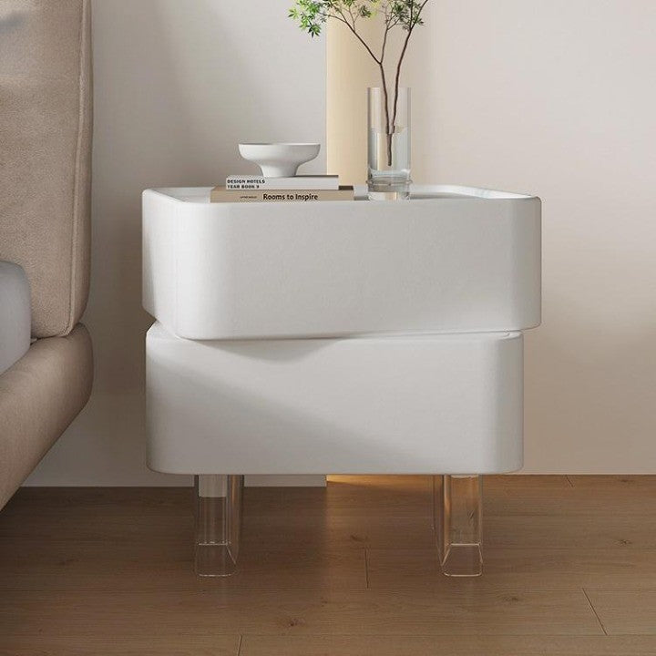 Rotatable Modern Wood Dreamy Night Bedside Table · Mavigadget