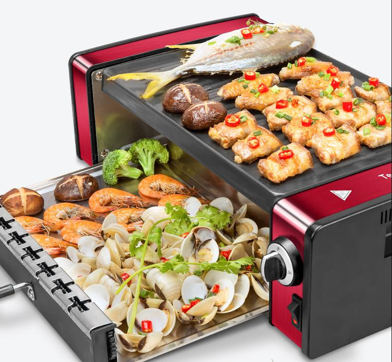 Multifunctional Smokeless Non-Stick Indoor Grill · Mavigadget