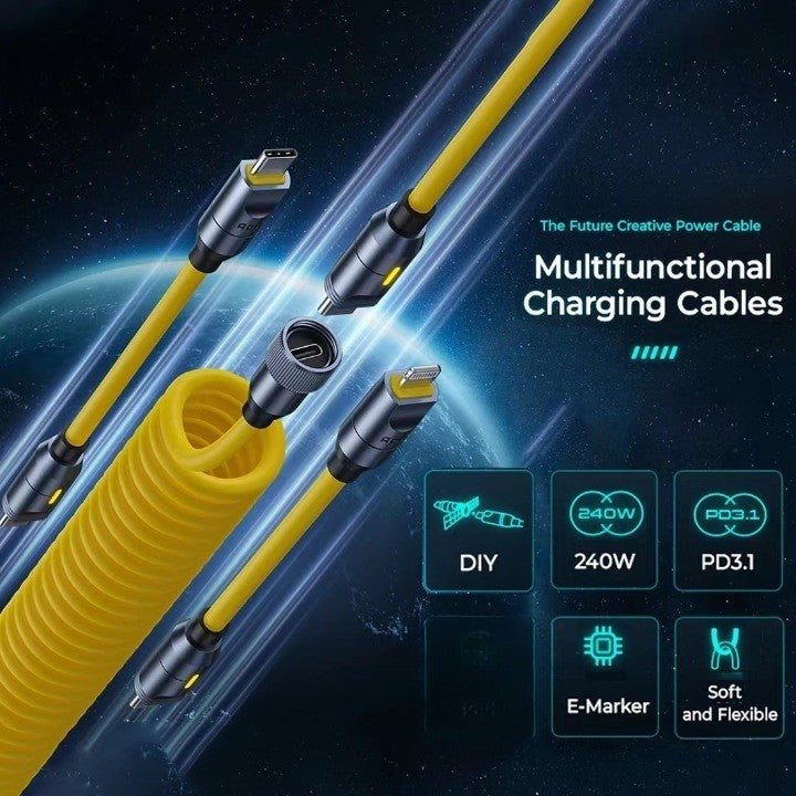 Futuristic USB Type-C Power Cable · Mavigadget