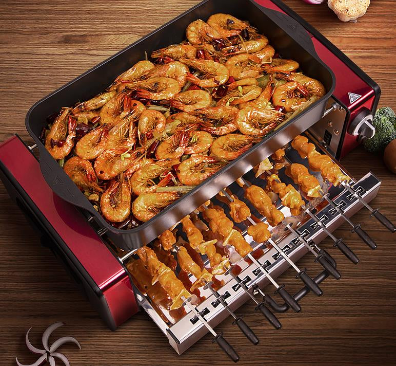 Multifunctional Smokeless Non-Stick Indoor Grill · Mavigadget