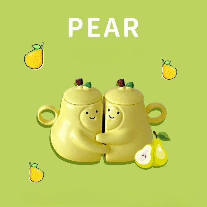 Cuddly Pear Ceramic Duo Cup · Mavigadget