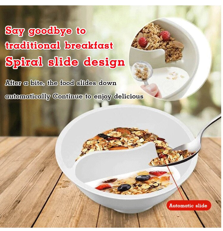 Creative Separated Double Bowls With Handle · Mavigadget