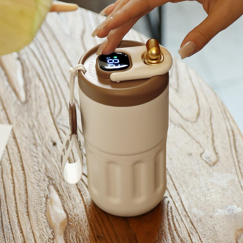Portable Smart Stainless Steel Coffee Cup · Mavigadget