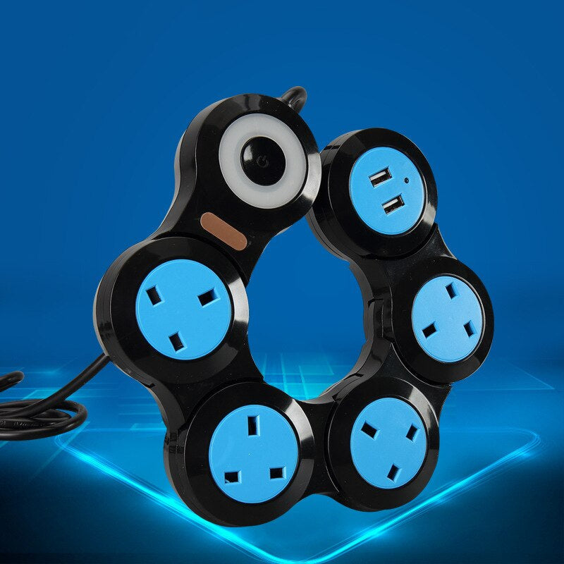 Foldable Multiple Power Extension Cable Outlets · Mavigadget