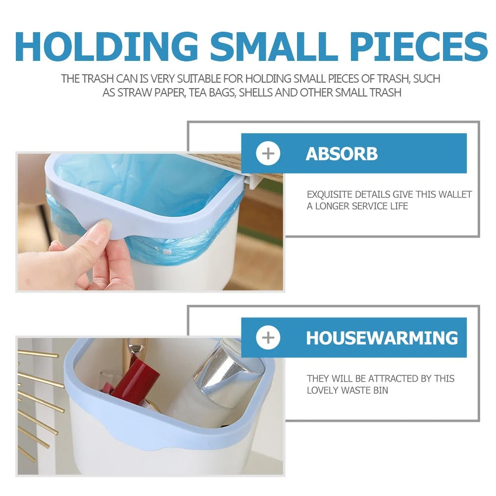 Retractable Under Table Hidden Trash Bin · Mavigadget