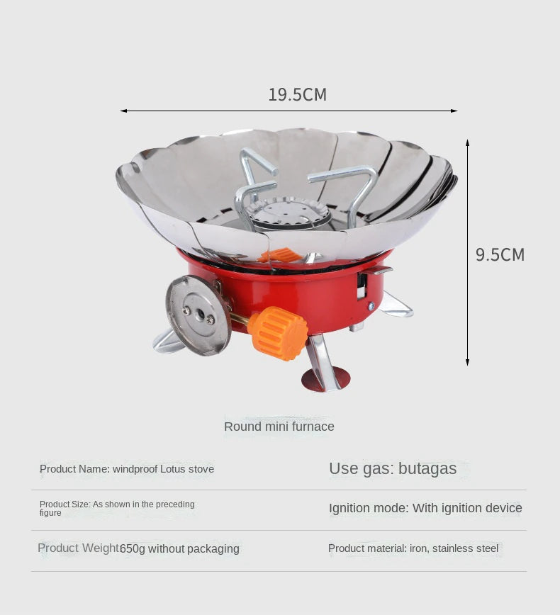 Portable Camping Travel Mini Gas Stove · Mavigadget