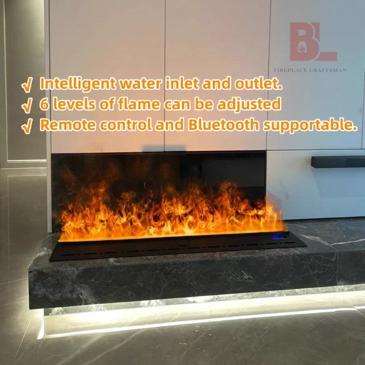3D Elegant Home Multicolor Realistic Indoor Fireplace · Mavigadget