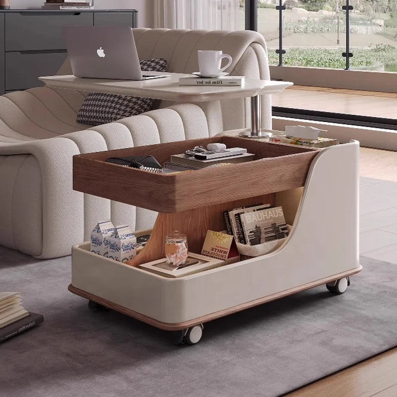 Space Saving Creative Movable Coffee Side Table · Mavigadget