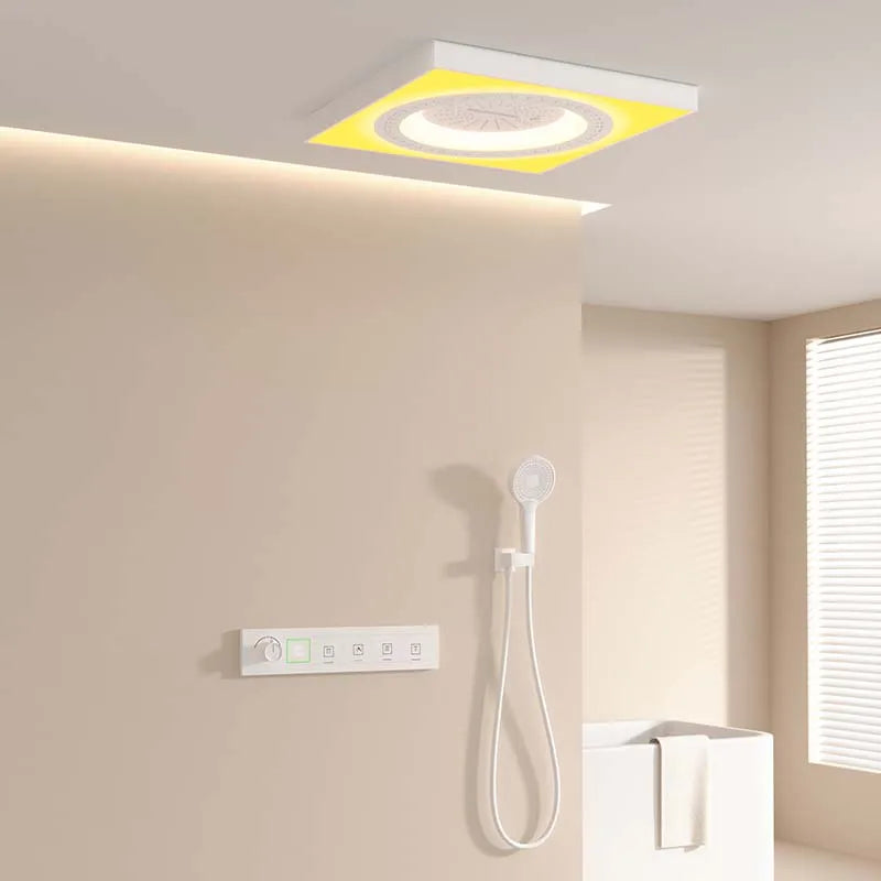 Rainfall LED Ceiling Mounted Elegant Shower Set · Mavigadget