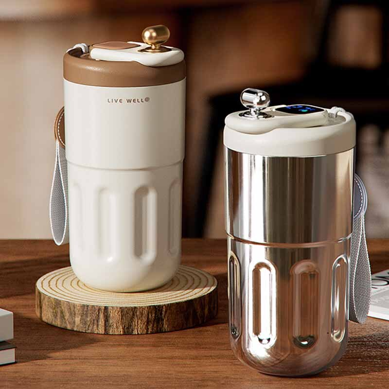 Portable Smart Stainless Steel Coffee Cup · Mavigadget