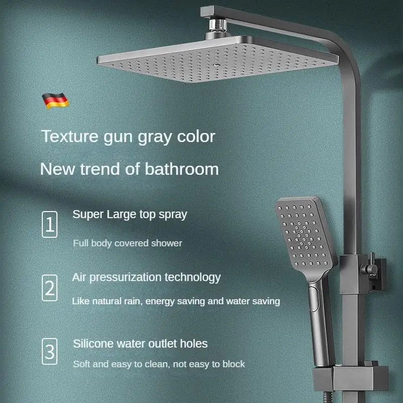 Smart Thermostatic Digital LCD Bidet Sprayer Elegant Shower Set ...
