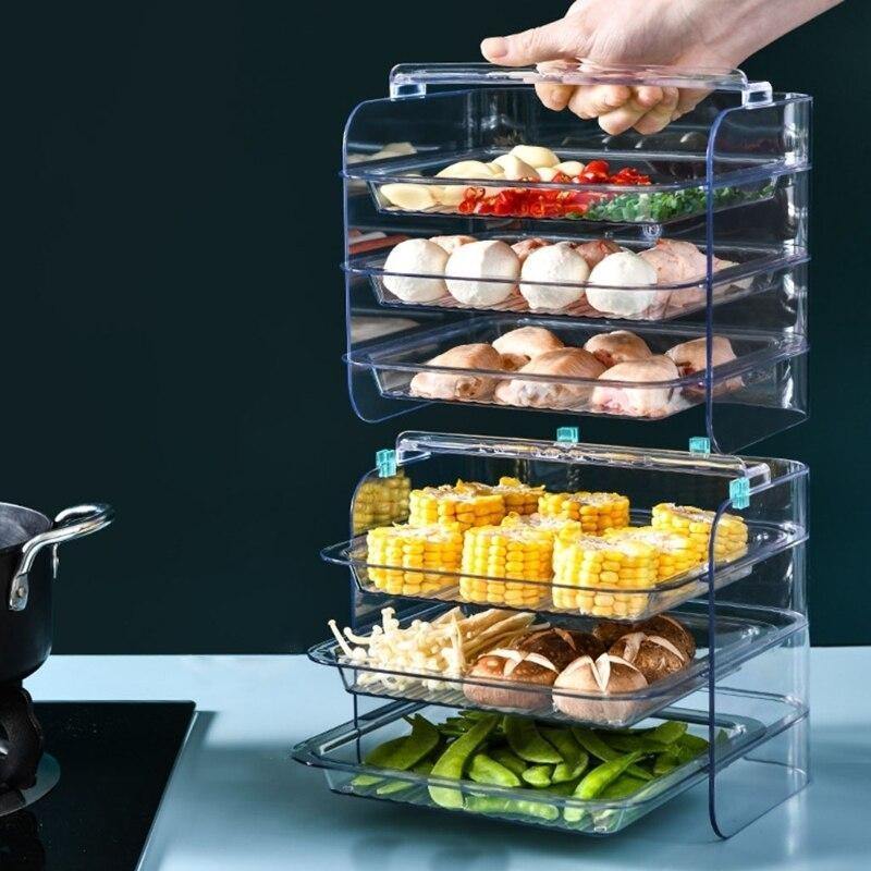 Multi-Layer Stackable Kitchen Storage Rack · Mavigadget