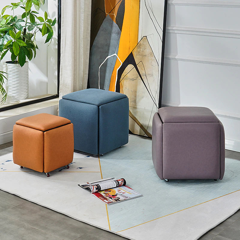 5in1 Transformable Cube Space Saving Chair · Mavigadget