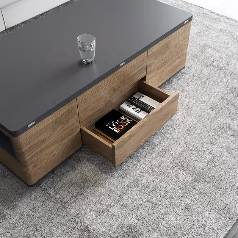 Space Saving Modern Convertible Folding Lift Coffee Table · Mavigadget