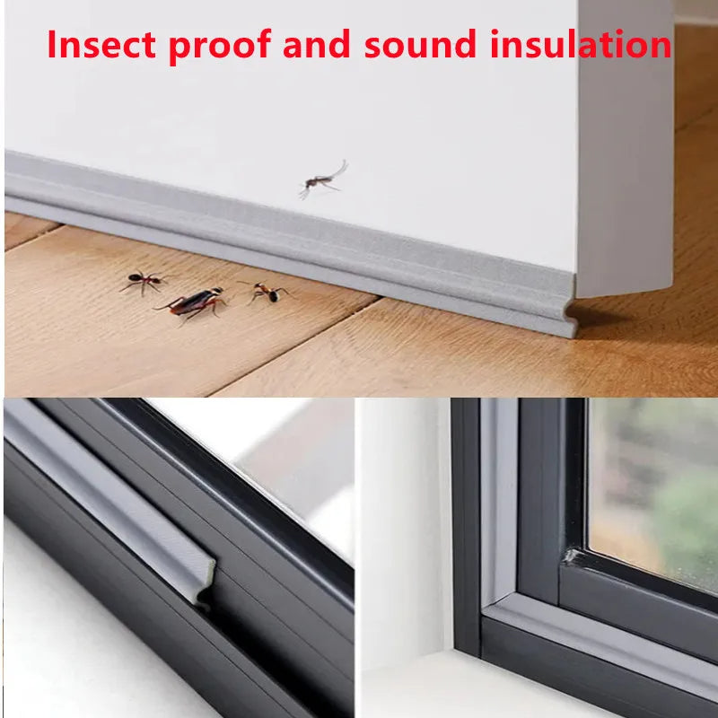 Air Lock Windproof Self-Adhesive Window Seal Strips · Mavigadget