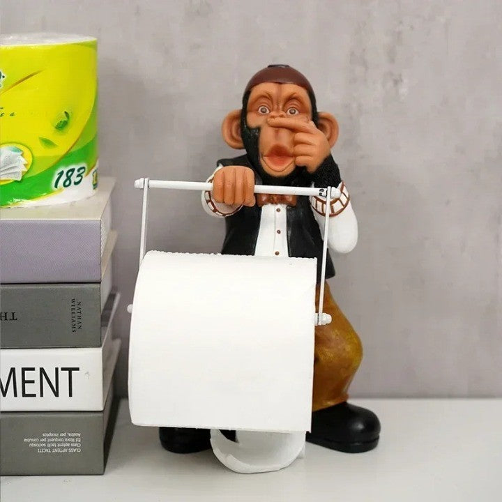 Monkey Toilet Paper Holder · Mavigadget