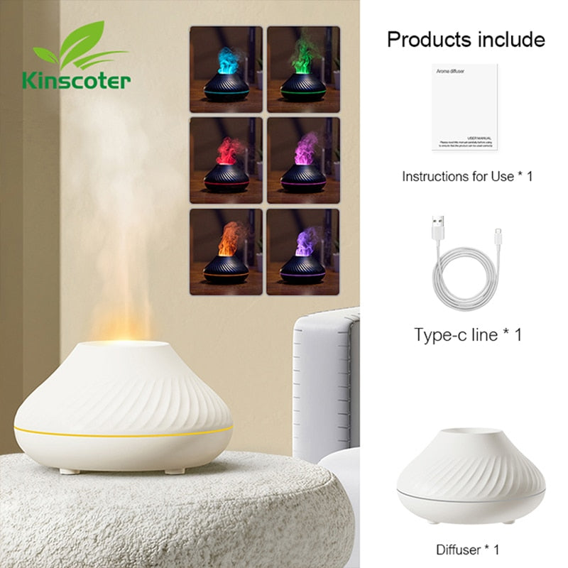 Luminous Volcano USB Humidifier Lamp · Mavigadget