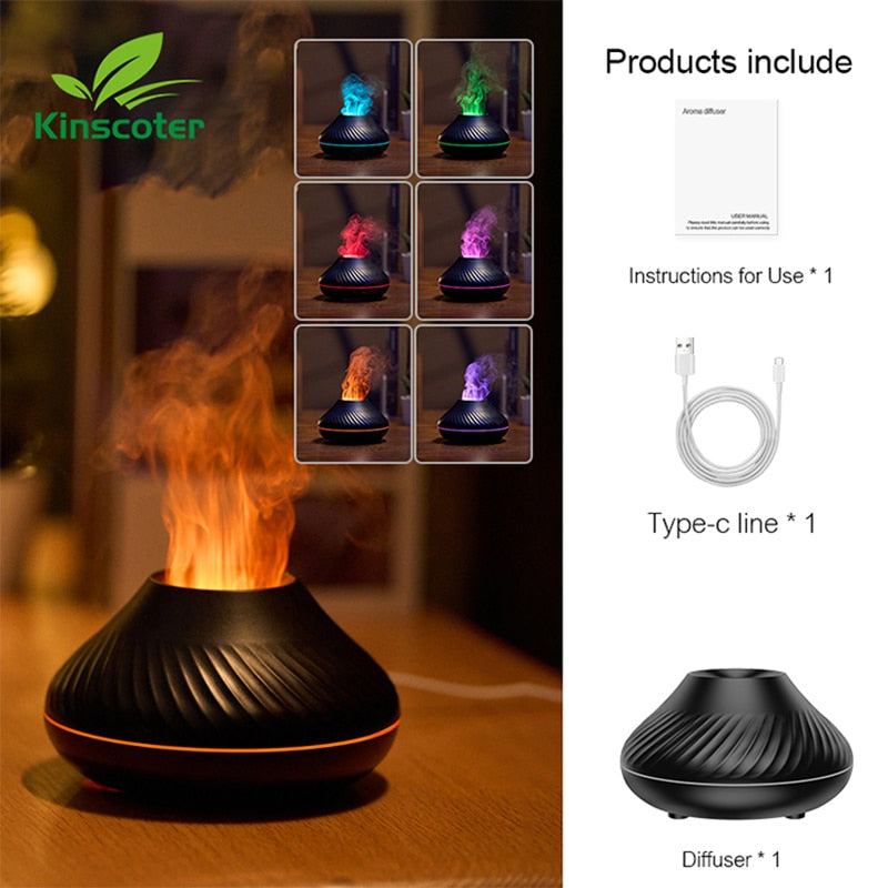 Luminous Volcano USB Humidifier Lamp · Mavigadget