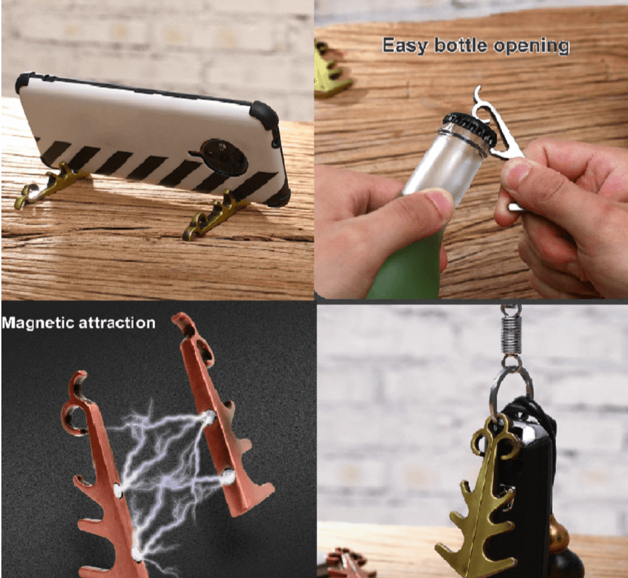 Multifunctional Magnetic Retro Key Phone Holder · Mavigadget