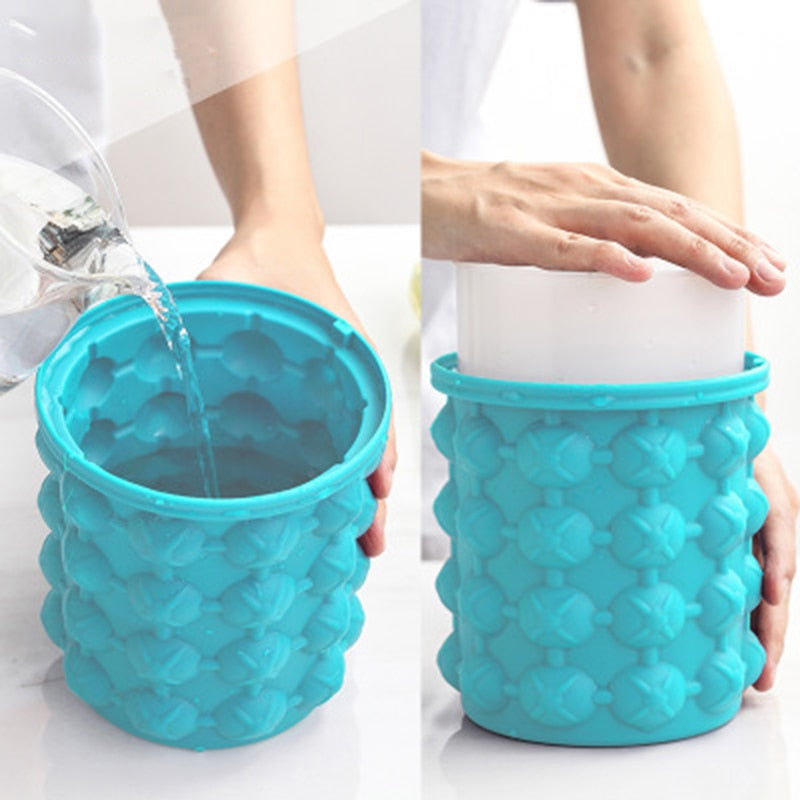 Silicone Bucket Fast Ice Maker · Mavigadget