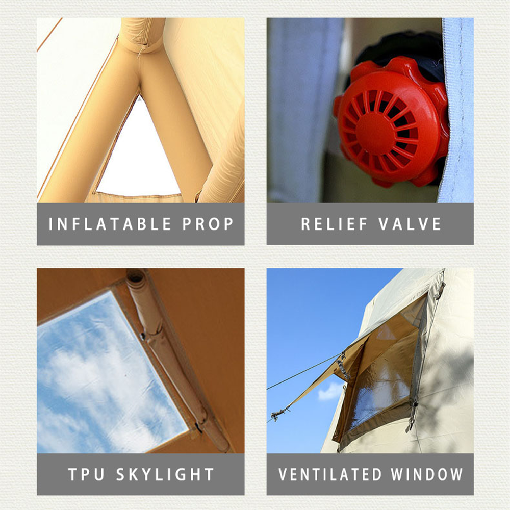 Inflatable Built-in Sunroof Beach Camping House · Mavigadget