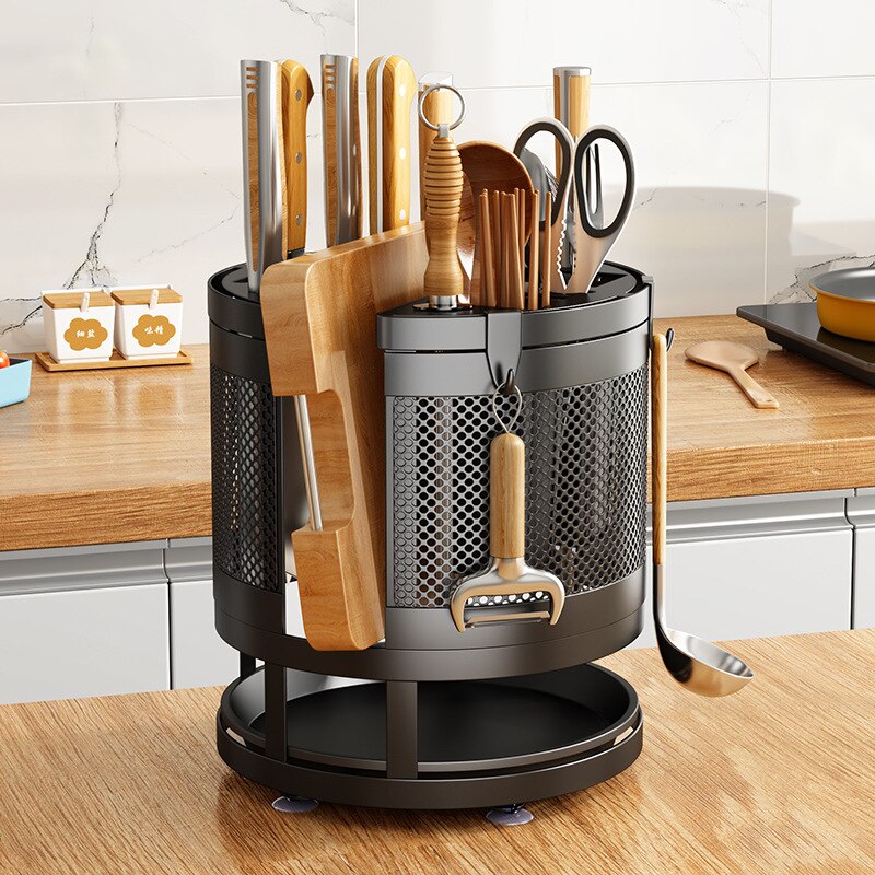 Rotating Kitchen Organizer Shelf Box · Mavigadget