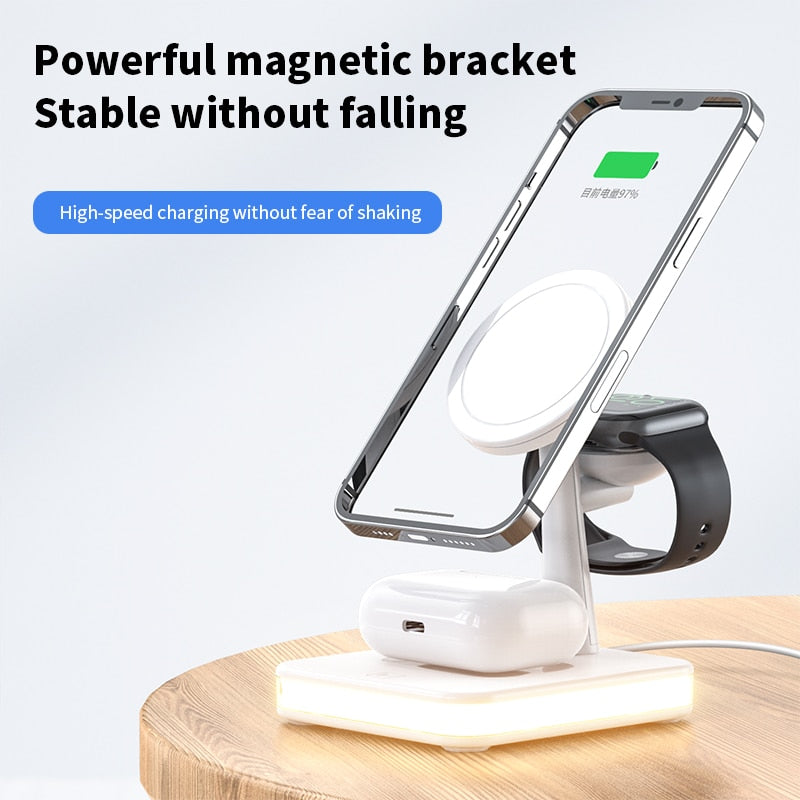 Magnetic Wireless Charger Dock Lamp · Mavigadget