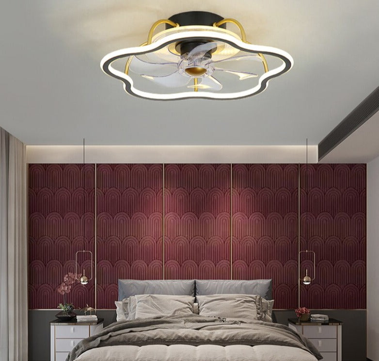Elegant Modern LED Ceiling Fan Lamp · Mavigadget