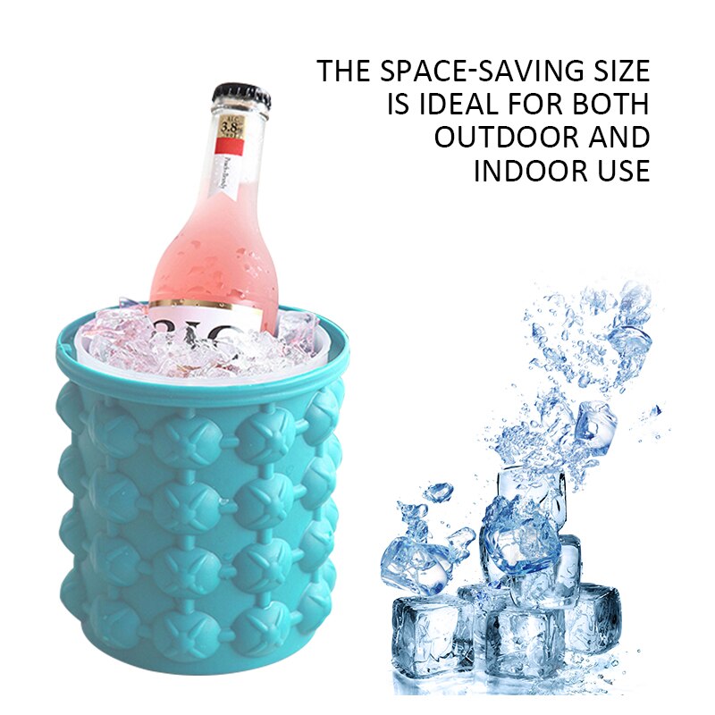 Silicone Bucket Fast Ice Maker · Mavigadget
