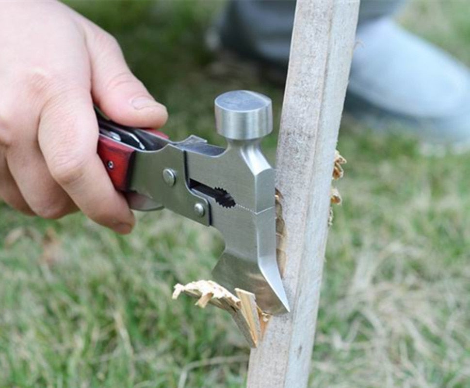 Multifunctional Stainless Steel Hammer Camping Tool · Mavigadget