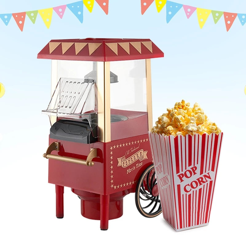 Mini Vintage Electric Popcorn Machine– Mavigadget