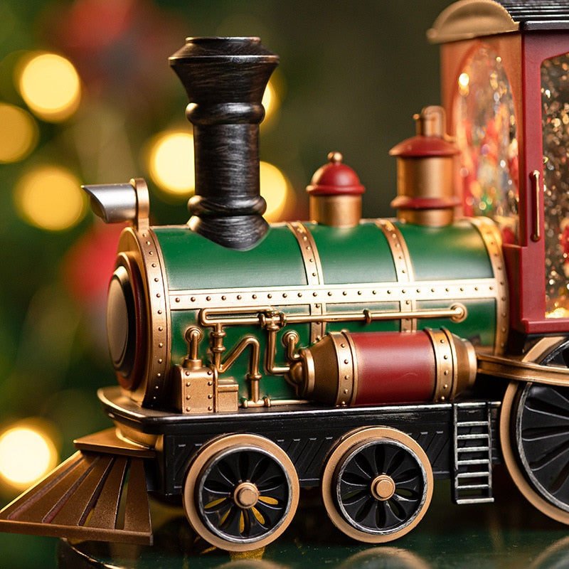 Santa Claus Christmas Train Music Box · Mavigadget