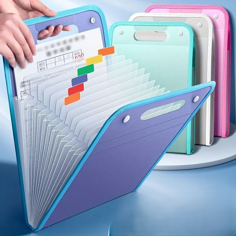 Accordion Multi-Section Easy Sorting Document Organizer– Mavigadget