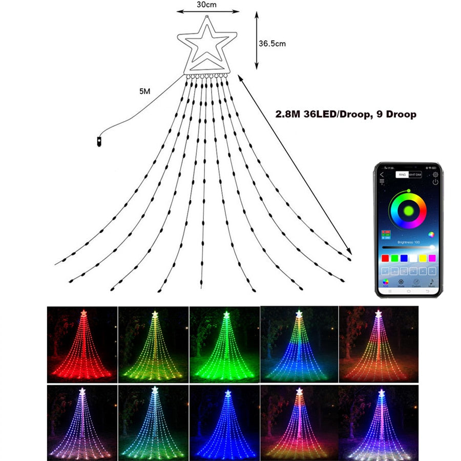 Creative Smart Christmas Tree Led String Light · Mavigadget