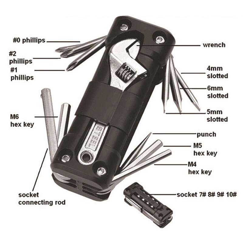 Multifunctional Pocket Size Bike Tool · Mavigadget