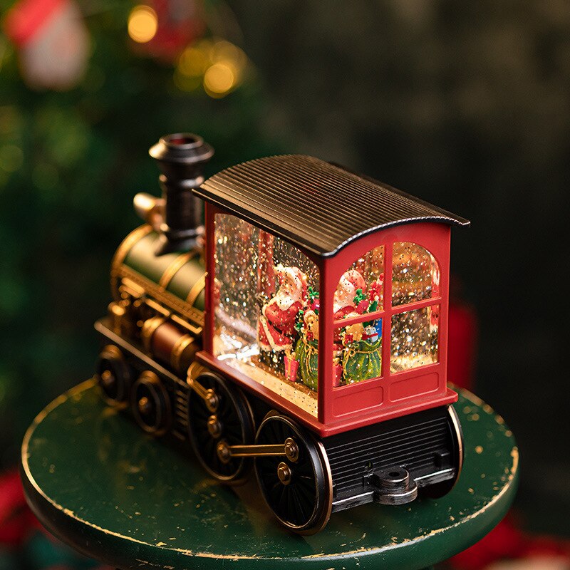 Santa Claus Christmas Train Music Box · Mavigadget