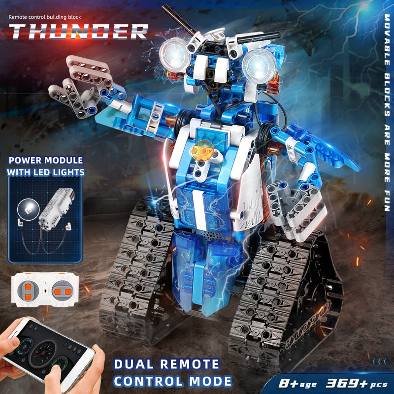 Intelligent Building Block RC Toy Robot · Mavigadget