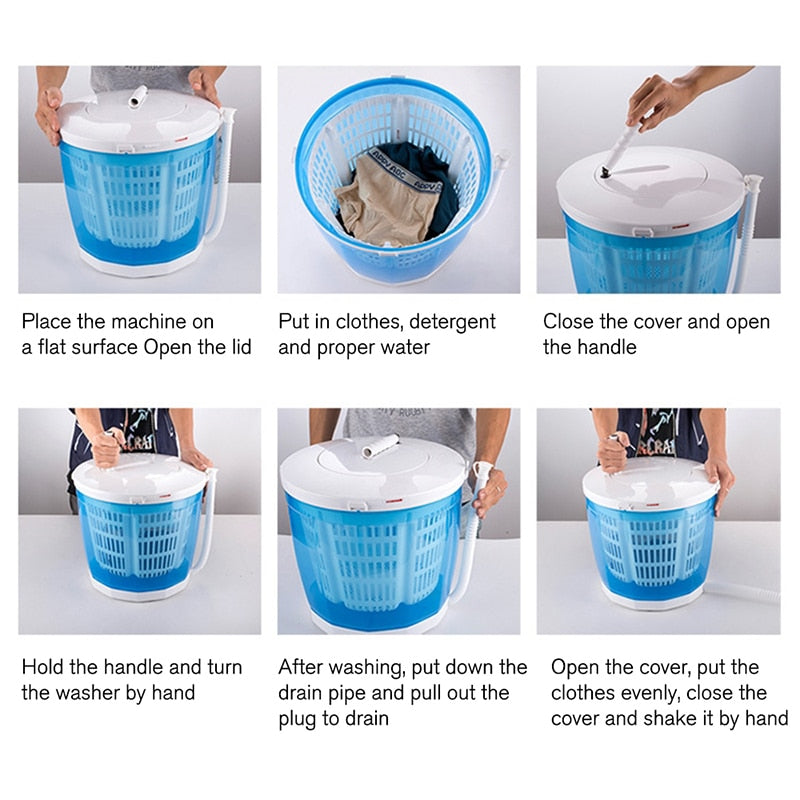 Easy Clean Manual Portable Washing Machine · Mavigadget