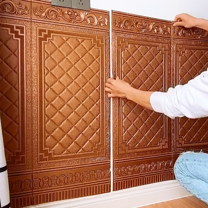 3D Self-Adhesive Antique Accent Wall Sticker · Mavigadget