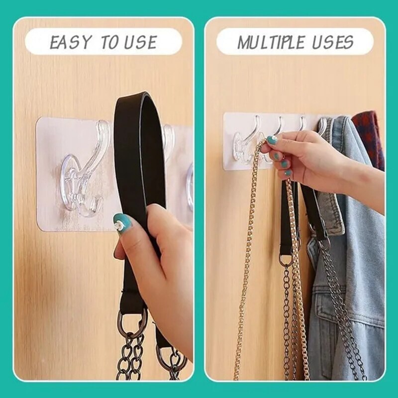 Transparent Invisible Adhesive Simple Wall Hangers– Mavigadget