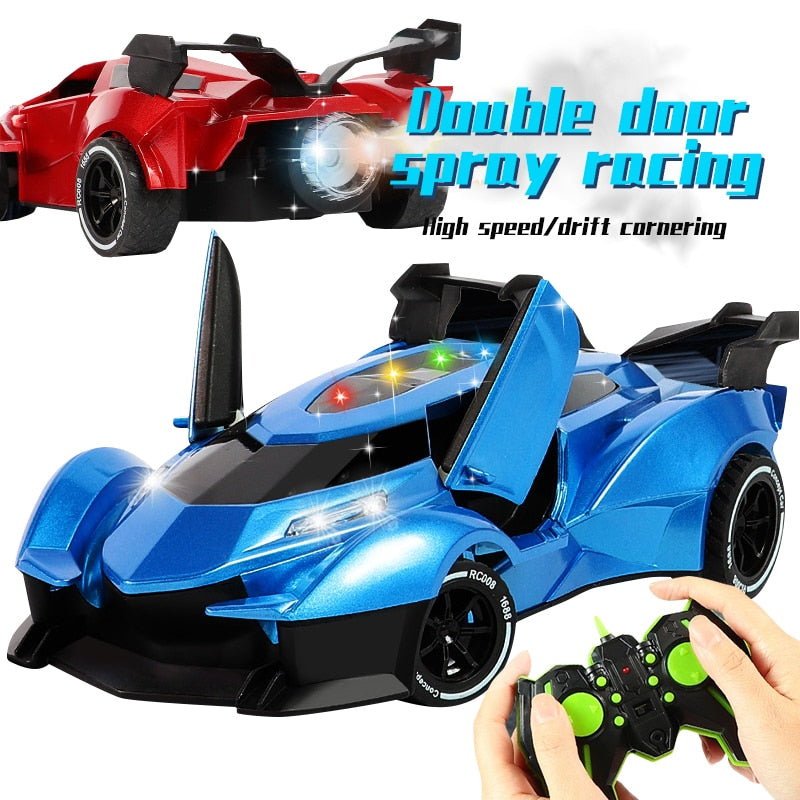 Cool Spray Double Door Remote Control Racing Car · Mavigadget