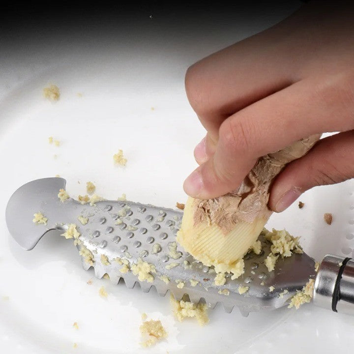 Ginger Grind Stainless Fish Scraper Tool · Mavigadget