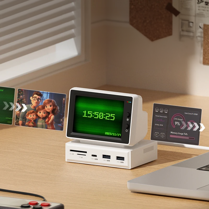 Retro Screen IPS AIDA64 Mini Monitor · Mavigadget