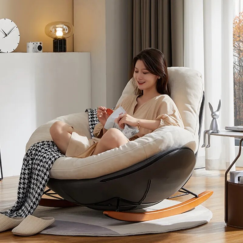 Cloud Comfort Nordic Rocking Chair · Mavigadget