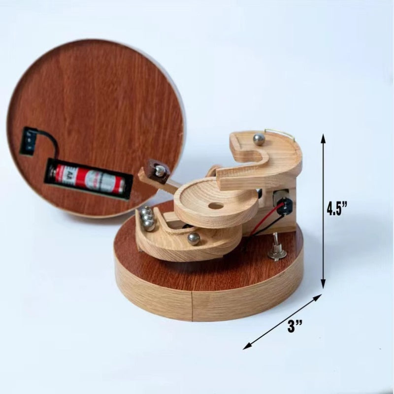 Eternal Motion Wooden Marble Machine · Mavigadget