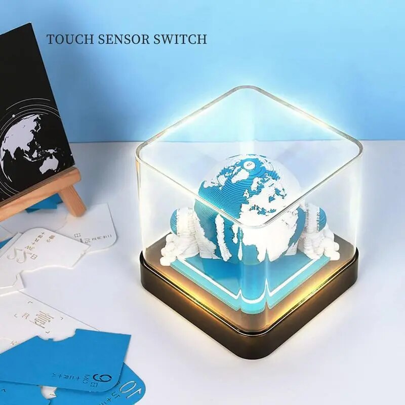 3D Earth Wanderer Calendar Memo Pad · Mavigadget