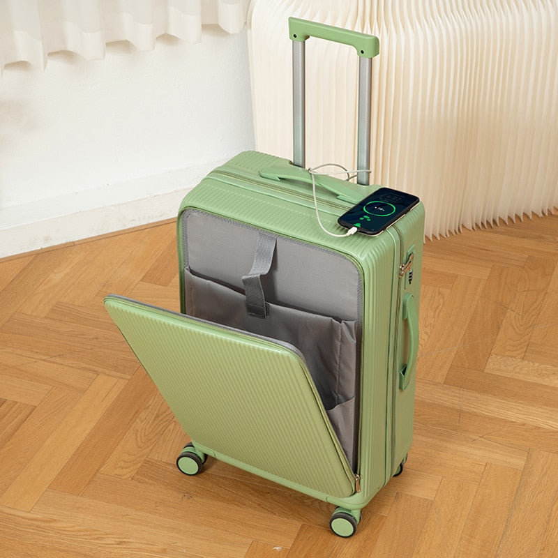 Multifunctional Password Protected Charge Easy Luggage · Mavigadget