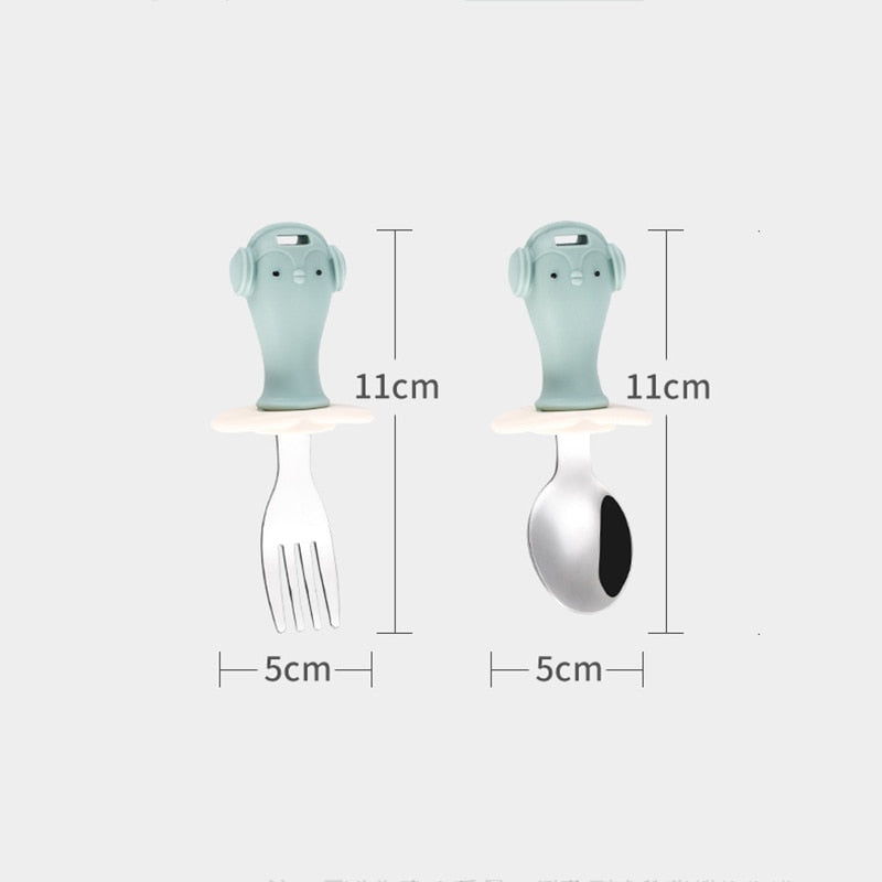 Anti-drop Baby Spoon Fork Set · Mavigadget