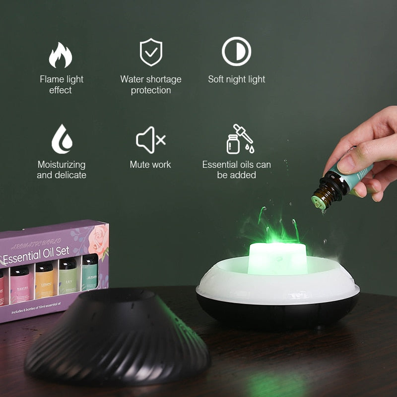 Luminous Volcano USB Humidifier Lamp · Mavigadget