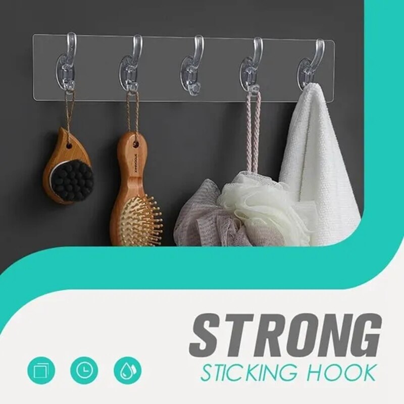 Transparent Invisible Adhesive Simple Wall Hangers · Mavigadget